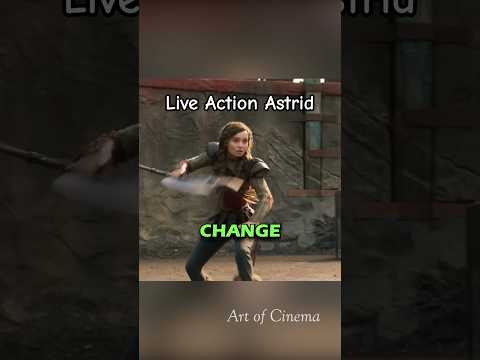HTTYD live action is changing Astrid Story #howtotrainyourdragon #httyd #dreamworks #animation