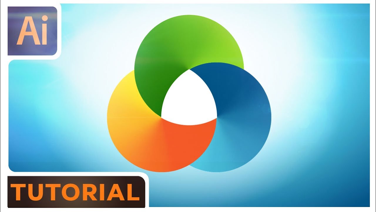 Triangle gradient logo - Adobe Illustrator