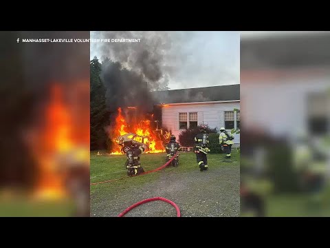 Driver dies after crashing into historic Quaker meeting house on Long Island
