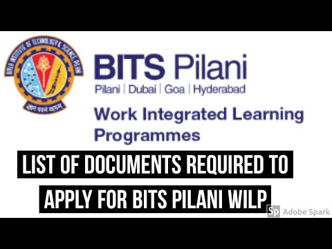 List of Documents required for applying BITS WILP || BITS Pilani Work Integrated Learning Programmes