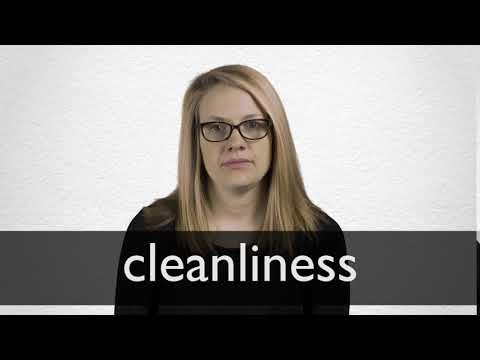 How to pronounce CLEANLINESS in British English