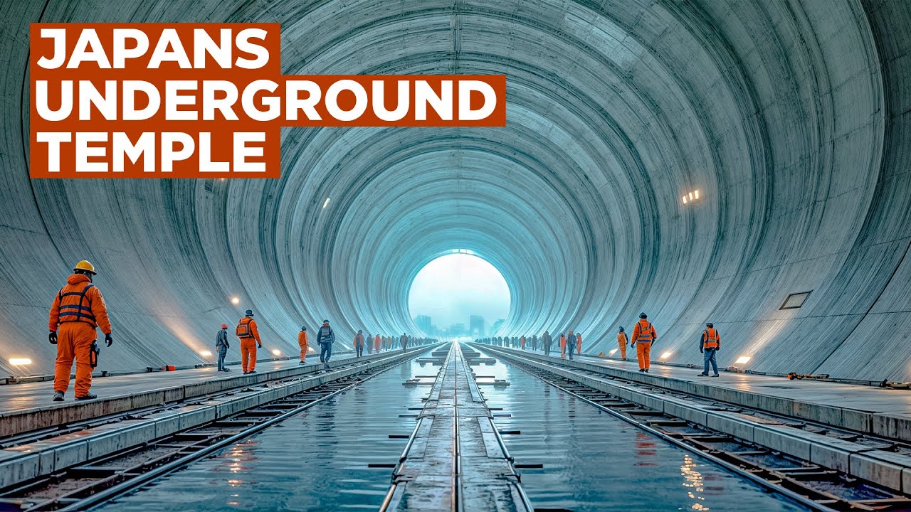 Inside Tokyos $2 Billion Flood Proof Underground Tunnel