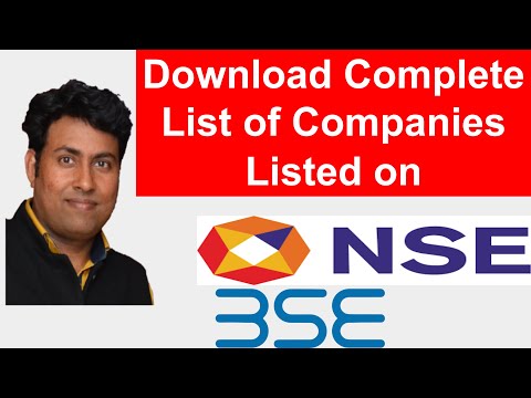 How to Download the complete list of Stocks listed on NSE and BSE? | Manish Bansal Tech