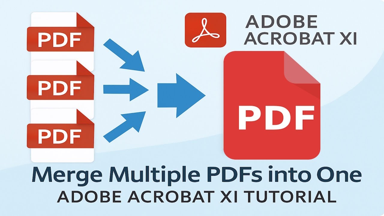 Merge PDFs Easily with Adobe Acrobat XI | Best Way to Combine Many PDFs