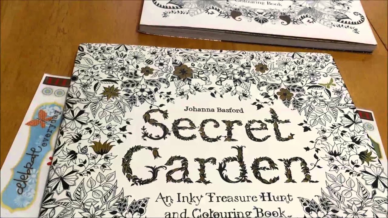 Adult Coloring Books Enchanted Forest and Secret Garden by Johanna Basford Video Product Review