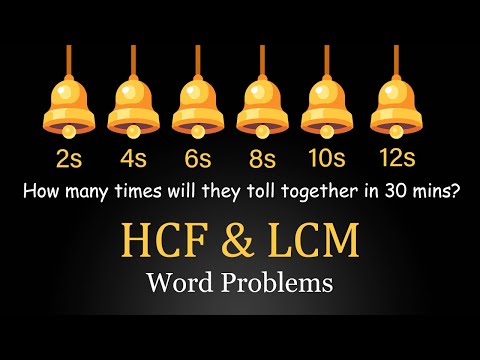 Word problems on HCF and LCM.