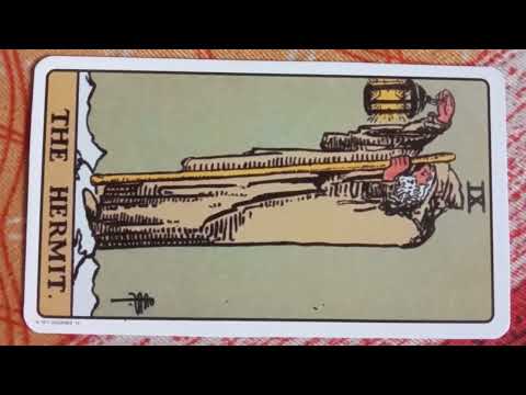 the hermit card meaning in hindi -mejor arcana cards learning #tarot #tarotreading #teaching