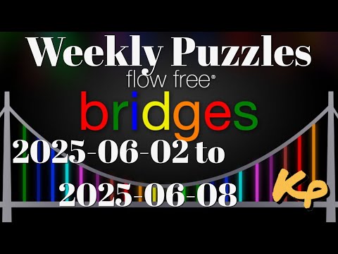 Flow Free Bridges - Weekly Puzzles - Cornerless Challenge - 2025-06-02 to 08 - June 2nd to 8th 2025