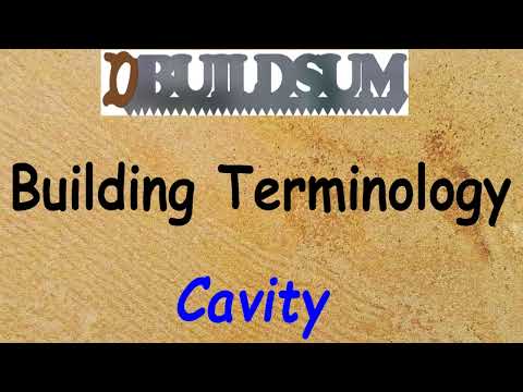 Building Terminology - Cavity