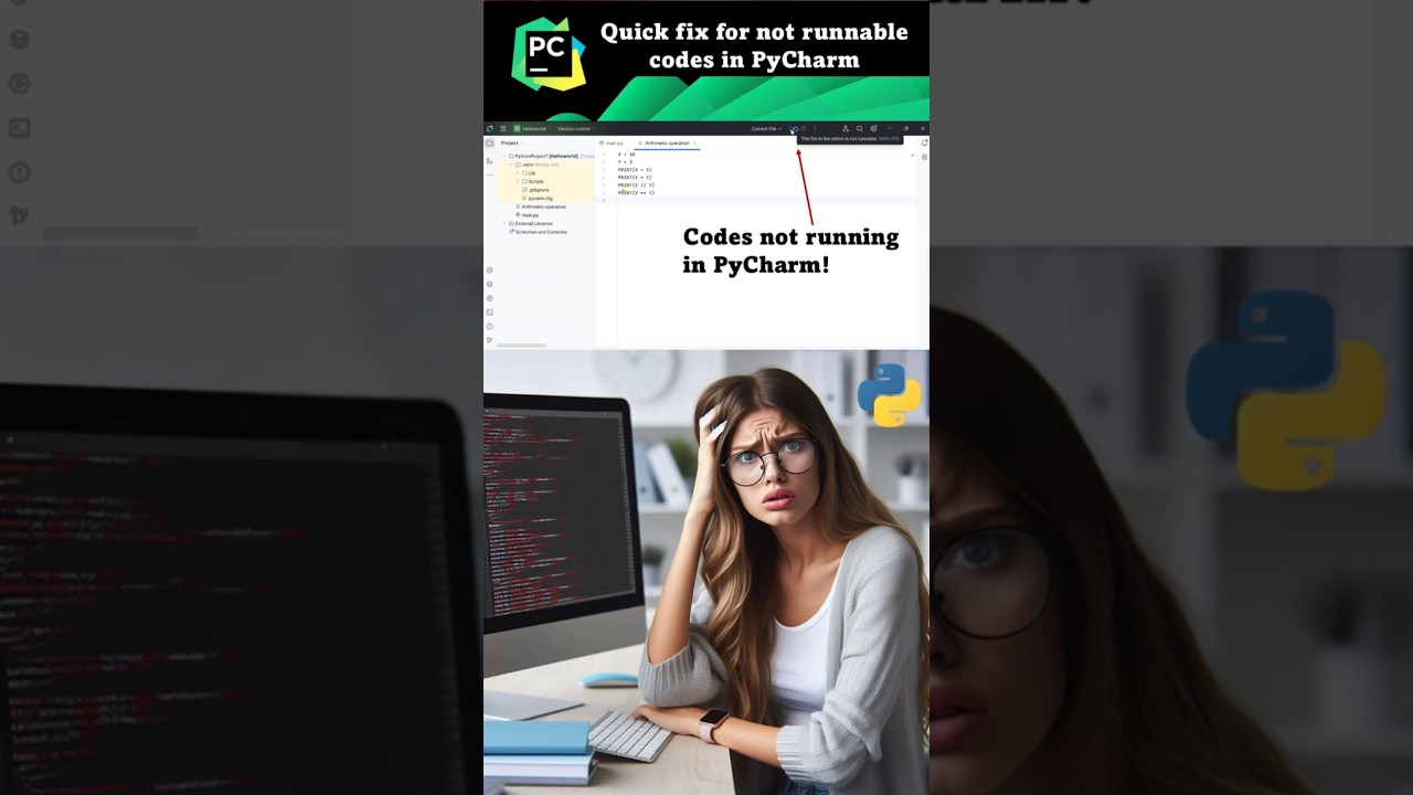 Non-Runnable Codes issues in PyCharm: Quick and Easy Solution