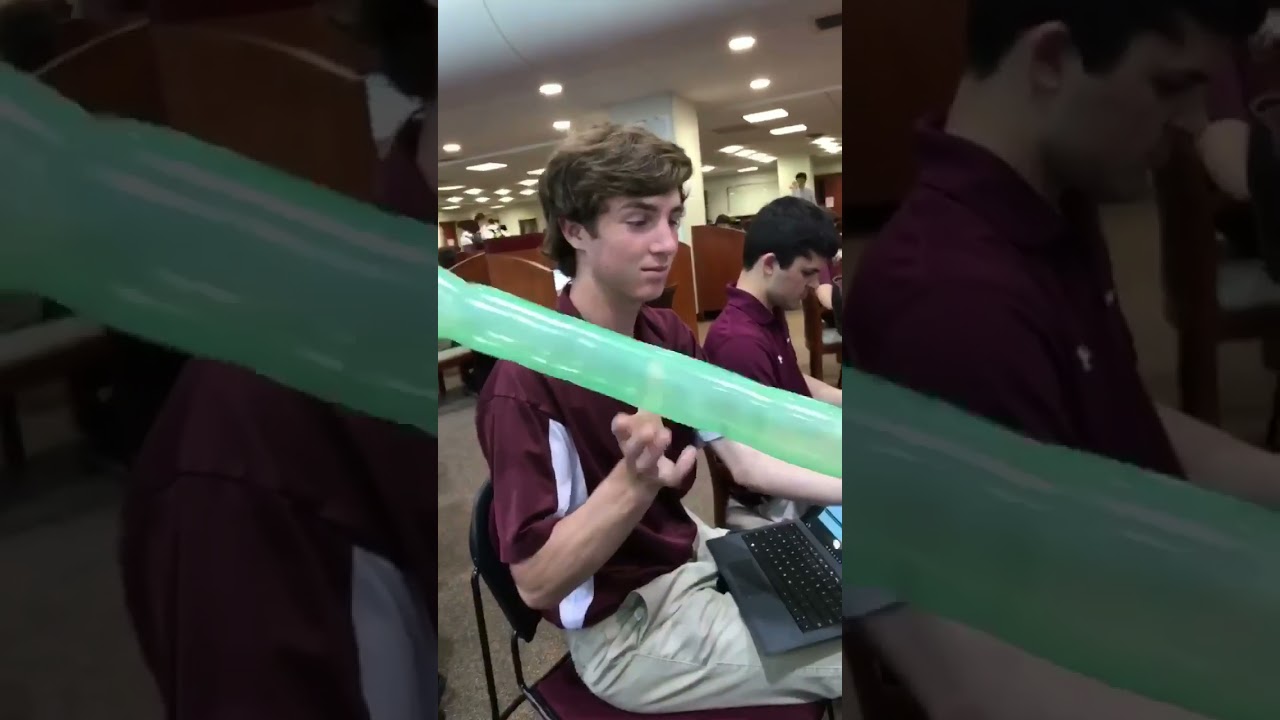 Releasing a Balloon in the Library