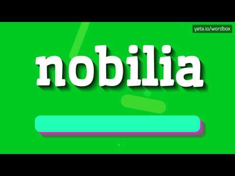 NOBILIA - HOW TO PRONOUNCE IT!?