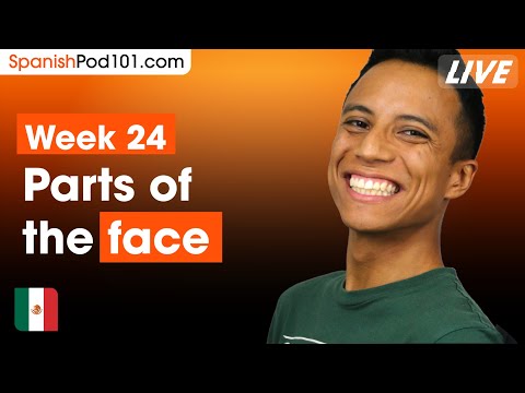 Face Words in Spanish | Learn Spanish Vocabulary (Week 24)