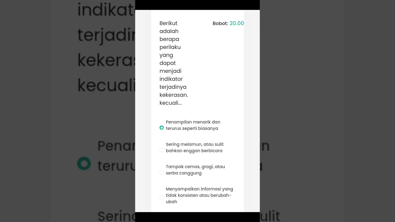 Kunci Jawaban Tes Formatif Tatalaksana Psikososial #satusehat #sdmk