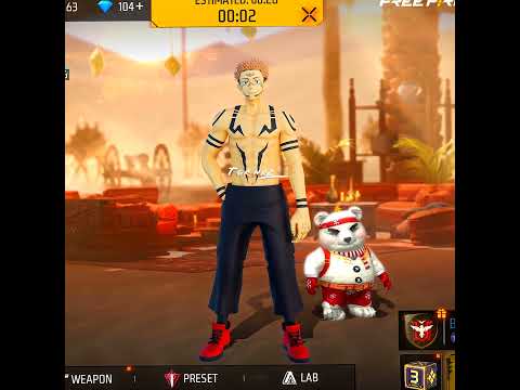 Sukuna In Free Fire 😍#nrz