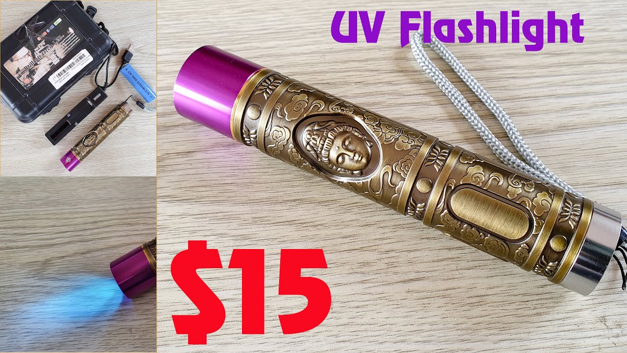 Cheap 365nm UV Flashlight - Best In Class - Best Value 2020 - 18650 ...