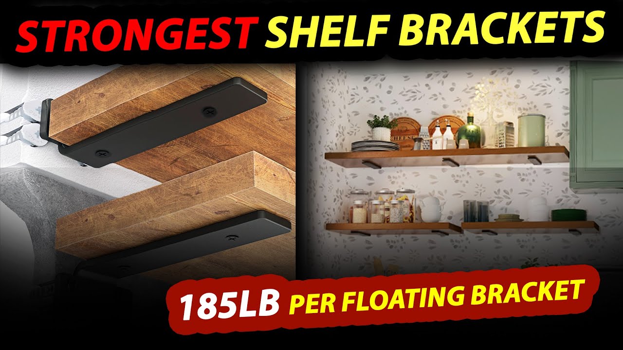 185LB HEAVY DUTY SHELF BRACKETS | The ULTIMATE INSTALL Guide 🔥