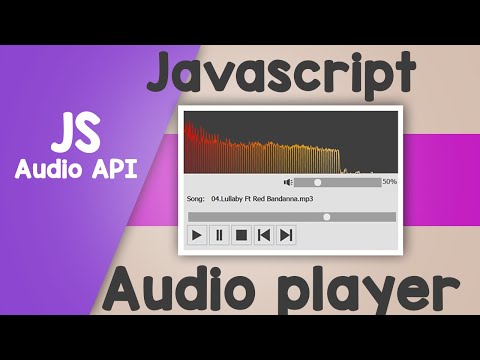 Learn JavaScript Audio player with visualizer plus full source code | Quick programming tutorial ...