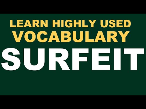 SURFEIT meaning in hindi