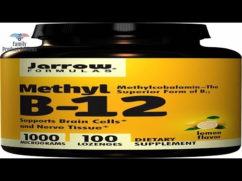 Jarrow Formulas Methylcobalamin methyl b12 Supports Brain Cells and Nerve Tissue 1000 mcg 100 L