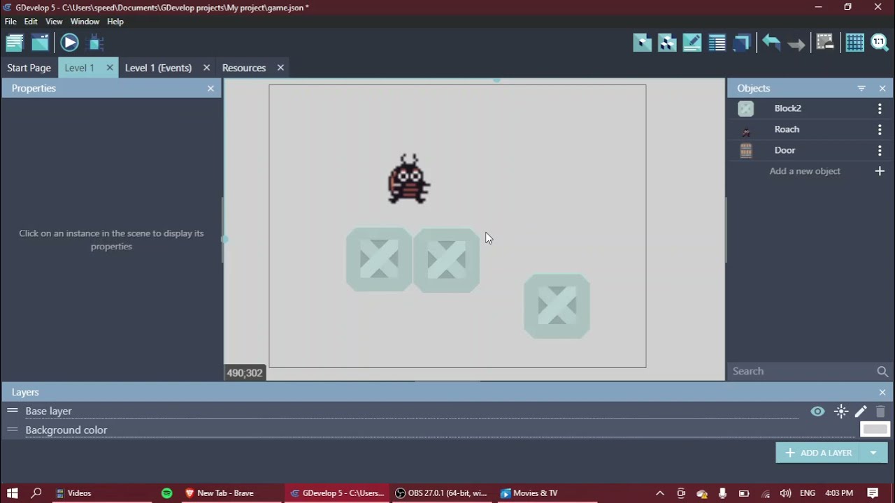 Character Animations Gdevelop
