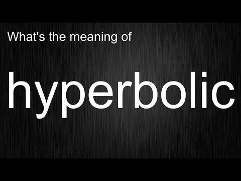 Uncovering the True Meaning of "hyperbolic"! How Should It Be Pronounced?