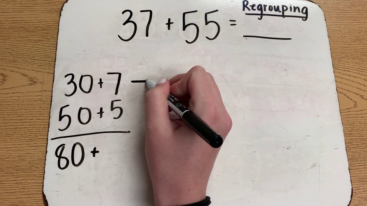 Solving 2 Digit Addition: Expanded Form (WITH Regrouping)