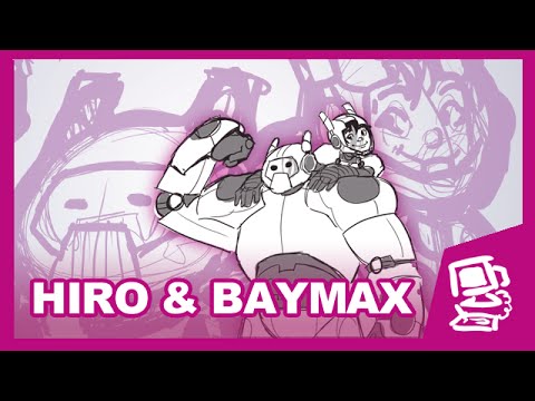 Sketch-Wiff-Me: Hiro & Baymax - Big Hero 6