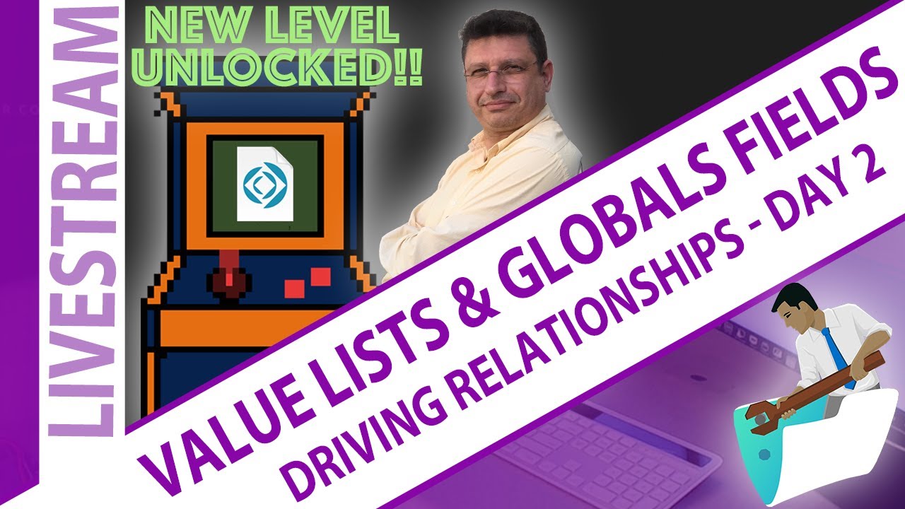 How to use Value Lists with FileMaker Global Fields Driving Relationships - Day 2