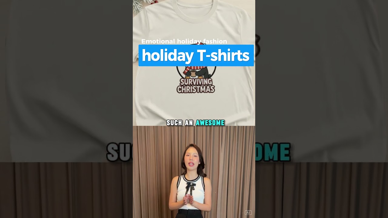 Cutest Holiday T-Shirt Ever 🎄 Cozy Fit + 10% OFF