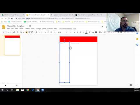 Class Newsletter with Google Slides