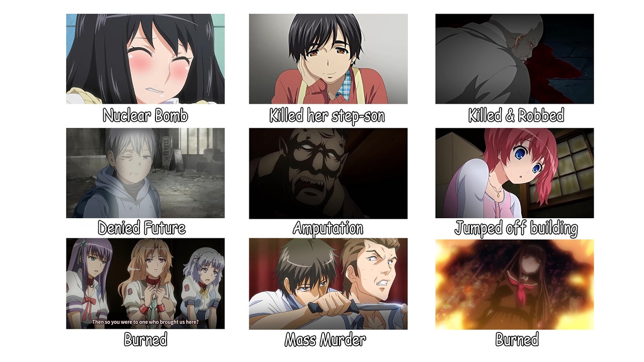DARK ENDINGS in Anime