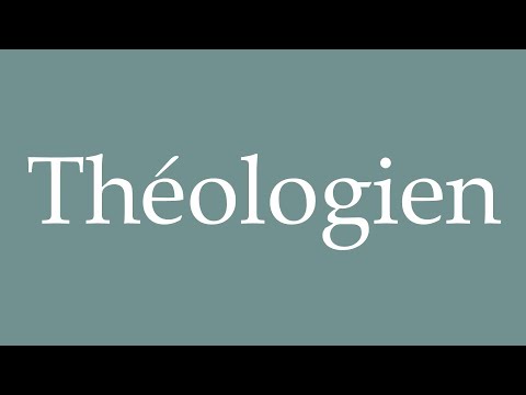 How to Pronounce ''Théologien'' (Theologian) Correctly in French