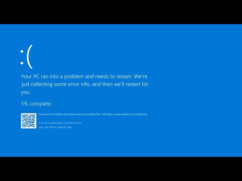 4 Hours Fake Blue Screen of Death