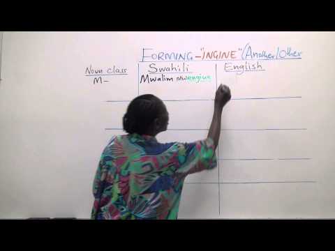 Swahili Grammar: "Ingi" - "many," "ingineโ โ "another/other"