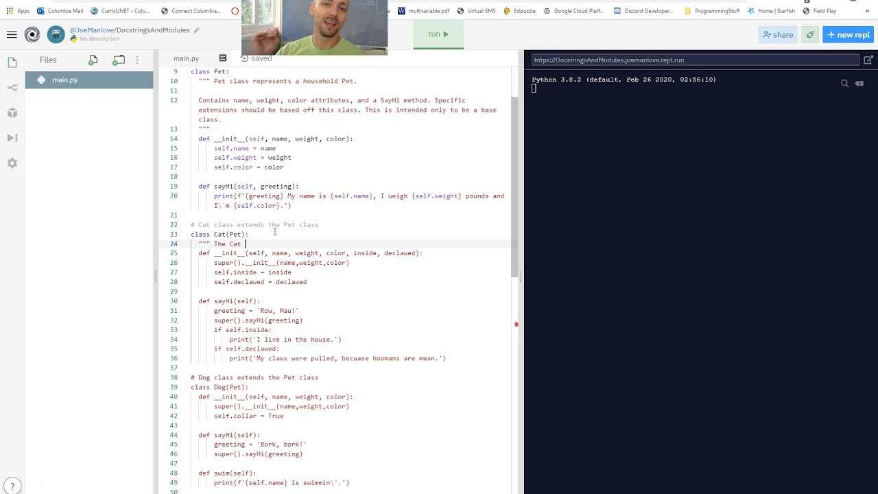Docstrings And Modules