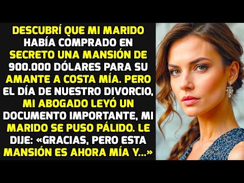 Descubrí Que Mi Marido Compró En Secreto Una Mansión Para Su Amante A Mi Costa Y.. HISTORIAS LA VIDA
