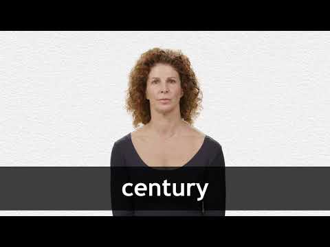 How to pronounce CENTURY in American English