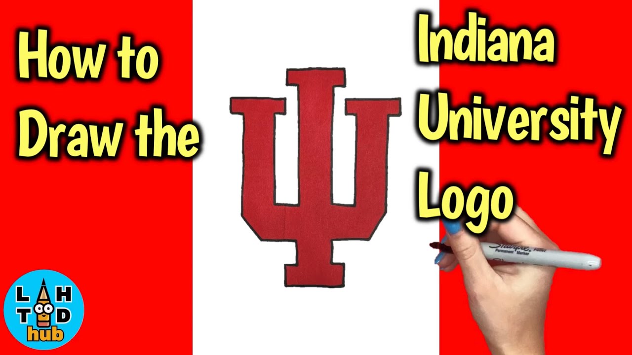 How To Draw The Indiana University Logo