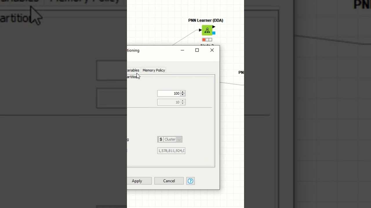 KNIME Learn and predictor for machine learning | KNIME partition nod for ML | KNIME predictor Nod
