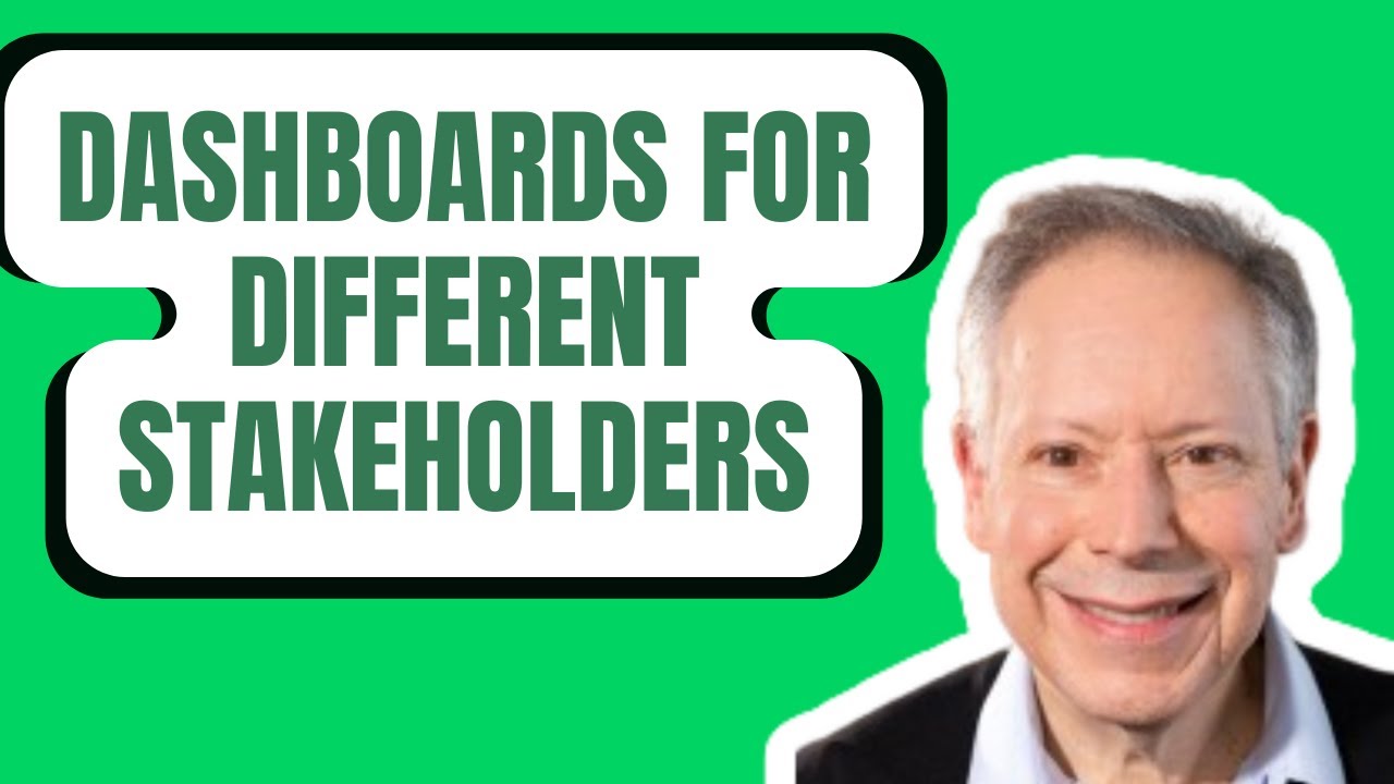 Creating dashboards for different stakeholders