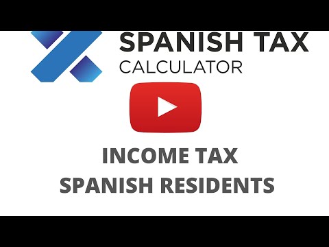 INCOME TAX SPANISH TAX RESIDENTS 2022-2023