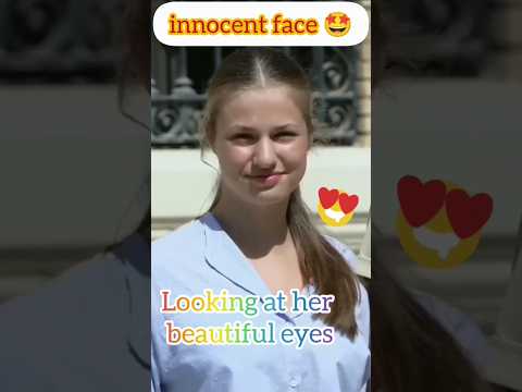 cara inocente y mirada decente #realezaespañola #princesa #leonor #amor #ejercito
