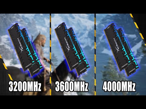 3200 vs 3600 vs 4000MHz RAM Ryzen 5 5600X RAM Speed Comparison in Gaming