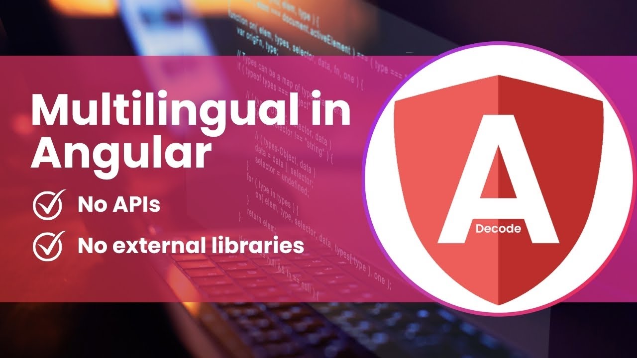 Angular Multilingual SUPPORT i18n #angular