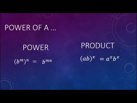 Power Properties of Exponents (Basics)