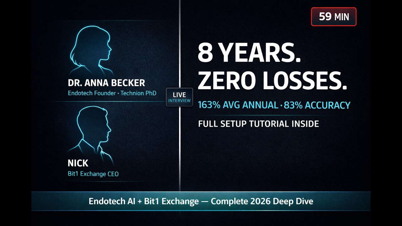 Endotech AI + Bit1 Exchange | 8 Years Zero Losses — Full Interview & Setup (2026)