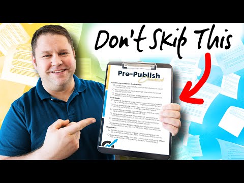 The Pre-Publish Checklist You Should Use for Every Blog Post