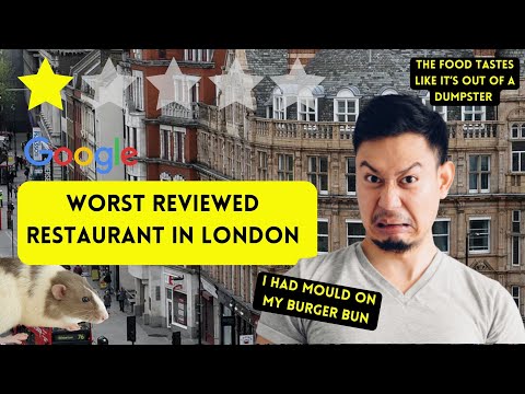THE WORST REVIEWED RESTAURANT In My City (London) (Funny Google Reviews) - One Star Reviews