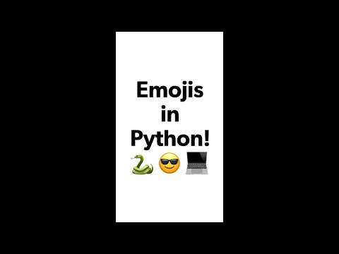 How to print emojis😀 in terminal using "emoji" module in python🐍 | #Shorts